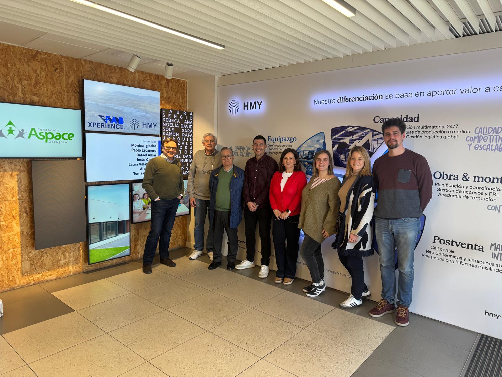 Fundación ASPACE Zaragoza visita la planta del grupo HMY en Cariñena ...